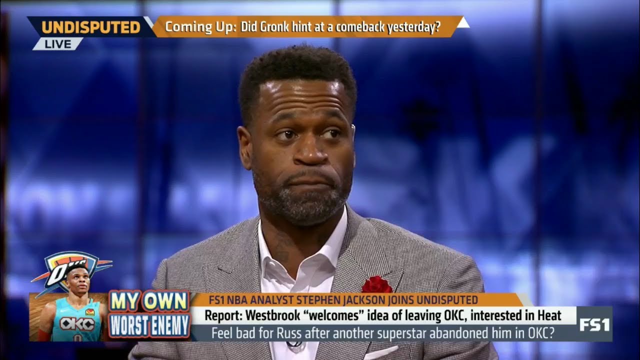 UNDISPUTED | Stephen Jackson: Feel bad for Russell Westbrook after ...