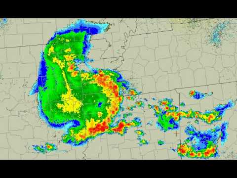 Memphis, TN Doppler radar loop of June 12 derecho - YouTube