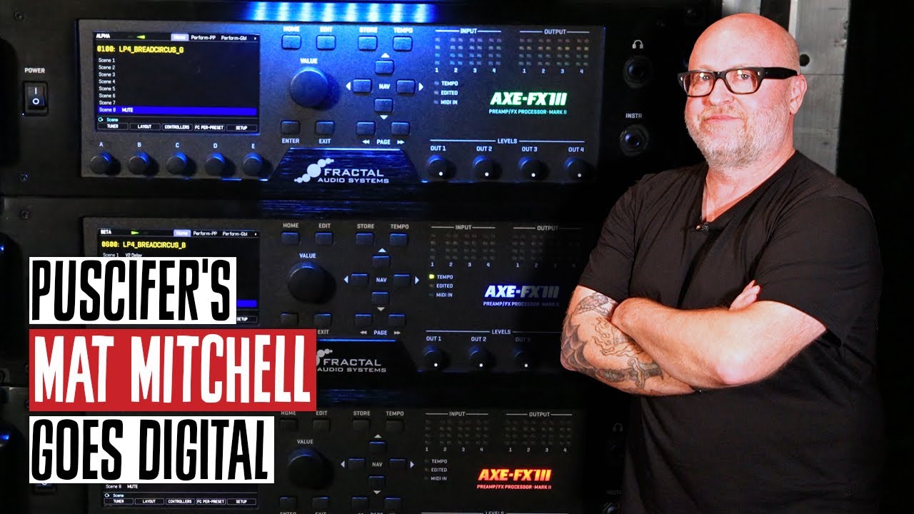 Puscifer's Mat Mitchell Goes Digital | Rig Rundown Trailer - YouTube