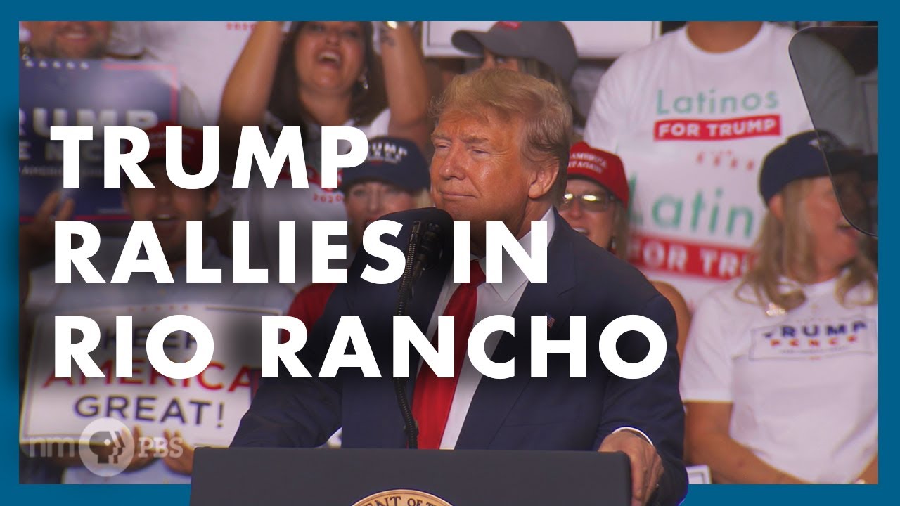 President Trump Holds Rally in Rio Rancho - YouTube