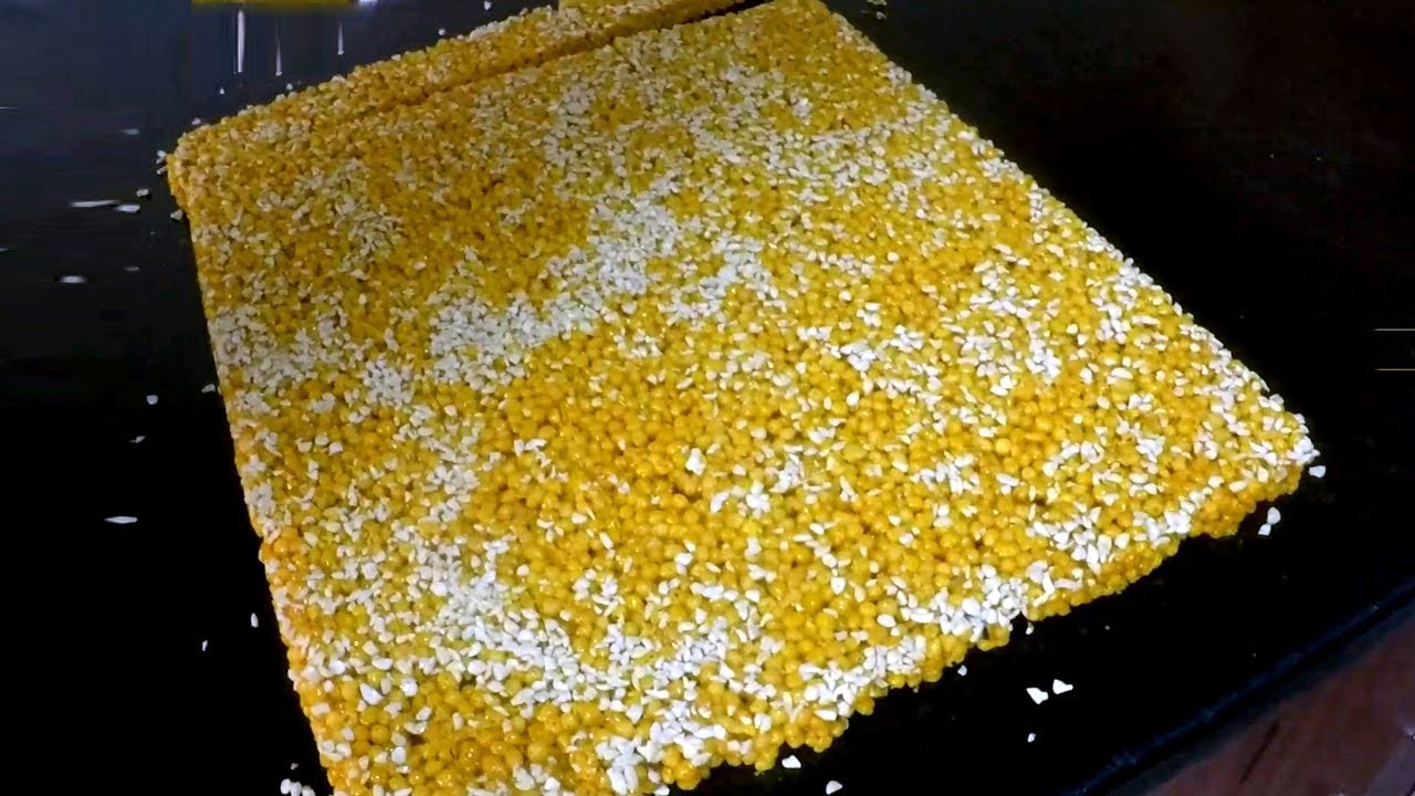 Besan Flour And Jaggery Sweet Recipe - Boondi Mithai | Senagapindi ...