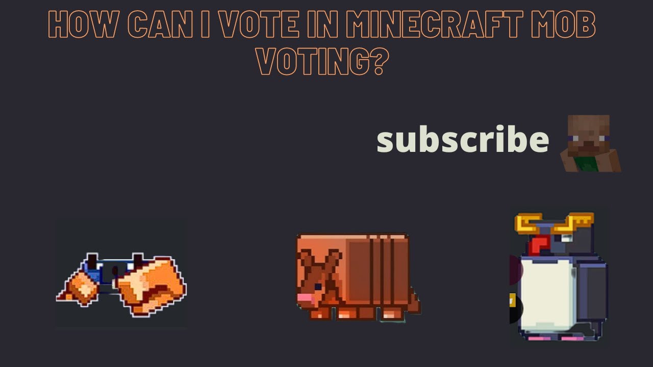 How Can I Vote İn Minecraft 1.21 Mob Voting #shorts - YouTube