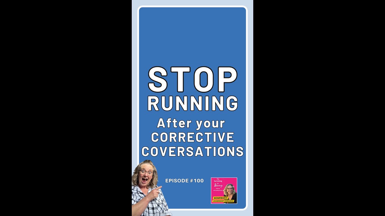 What to do after a corrective conversation with your nonprofit employee ...