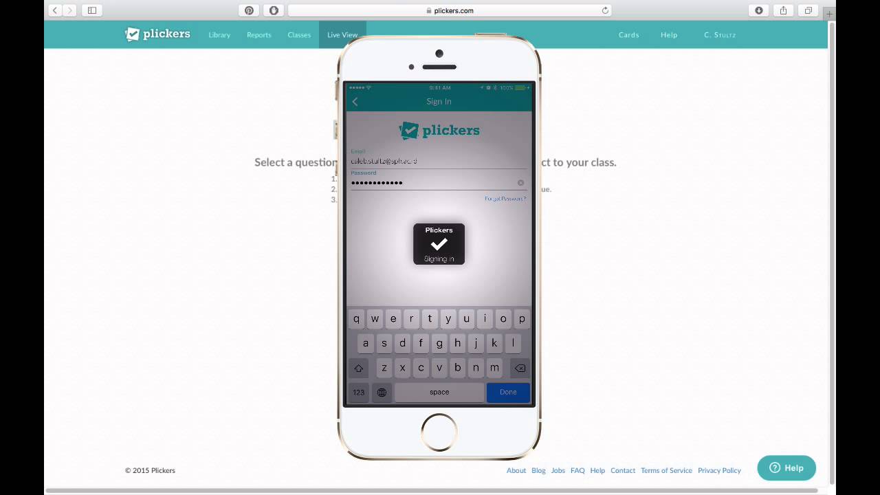 How To Set Up A Plickers Account & App Use Tutorial: SPH PD 2015 - YouTube