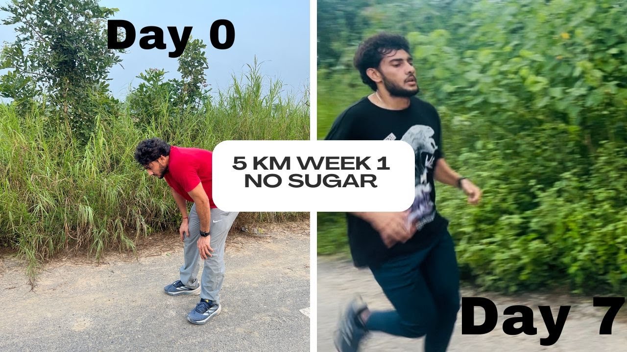 Week 1 running 5km everyday | weighloss by ruuning | 5km running ...