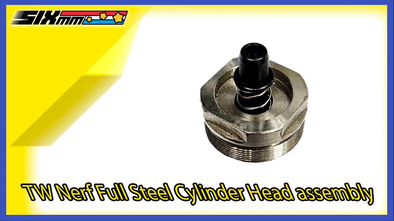 [TW Nerf] Full Steel Cylinder Head assembly[For Systema M4 PTW Series ...
