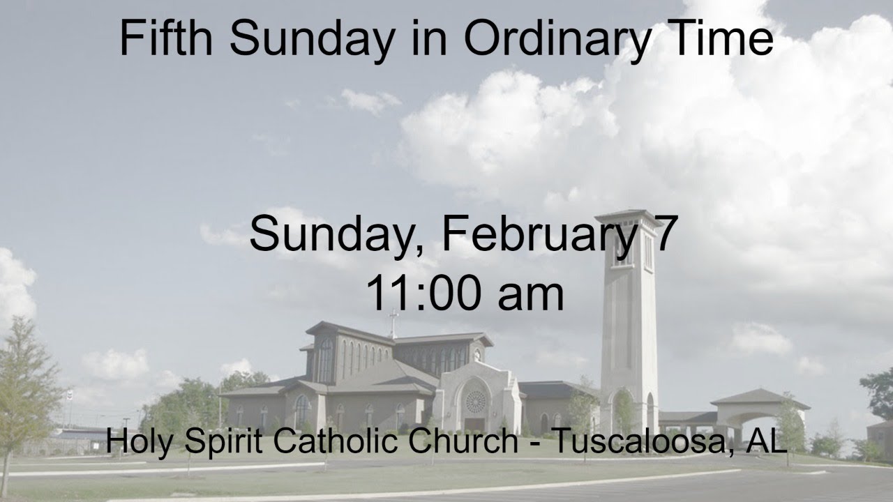 Fifth Sunday in Ordinary Time: Be hopeful and preach the Good News to ...