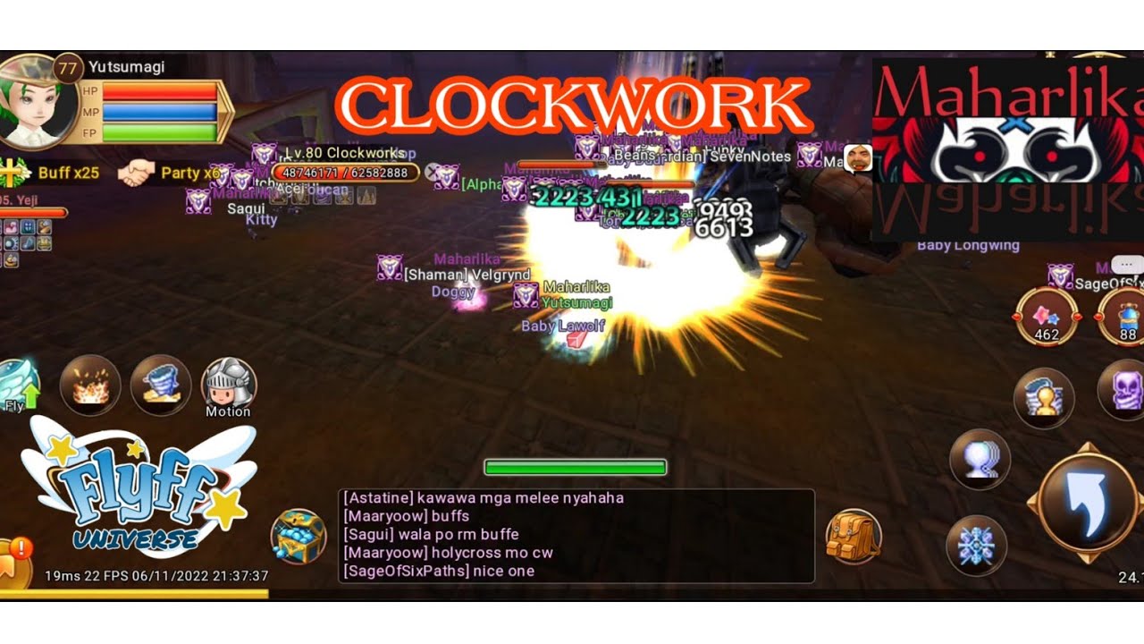 Flyff Universe | Bringing down the Clockwork with MAHARLIKA (SEA) Guild ...