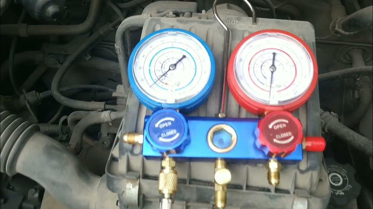 Автокондиционер.Заправка автокондиционера своими руками.#кондиционер # ...