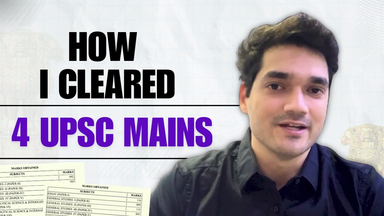 How I cleared 4 UPSC Mains ? | My learnings and Mistakes to avoid | UPSC Mains Strategy #upsc ...