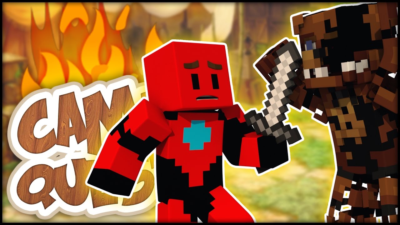 Minecraft - Camp Quest - Episode 10 - The End!!! WHO IS THE MONSTER ...