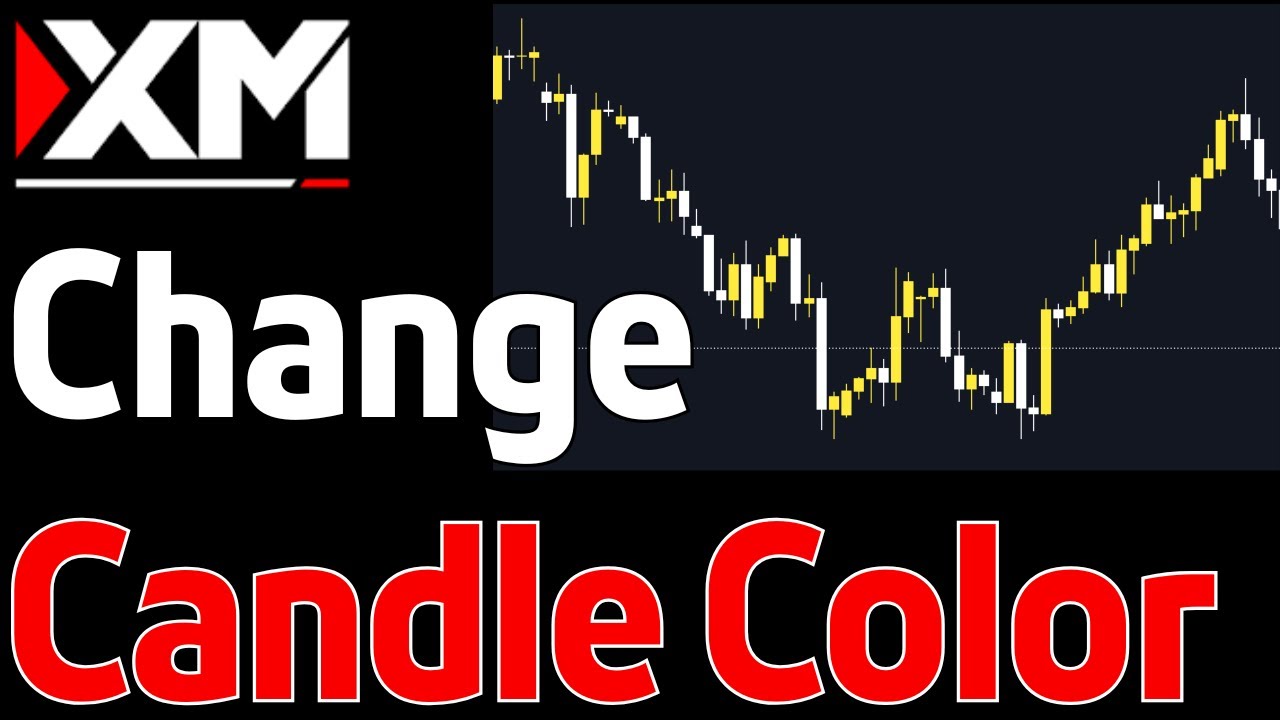 How to Change Candle Color on XM Chart - YouTube