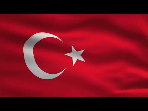 Turkey Waving Flag Animation | 8k Ultra HD | Flags of the World