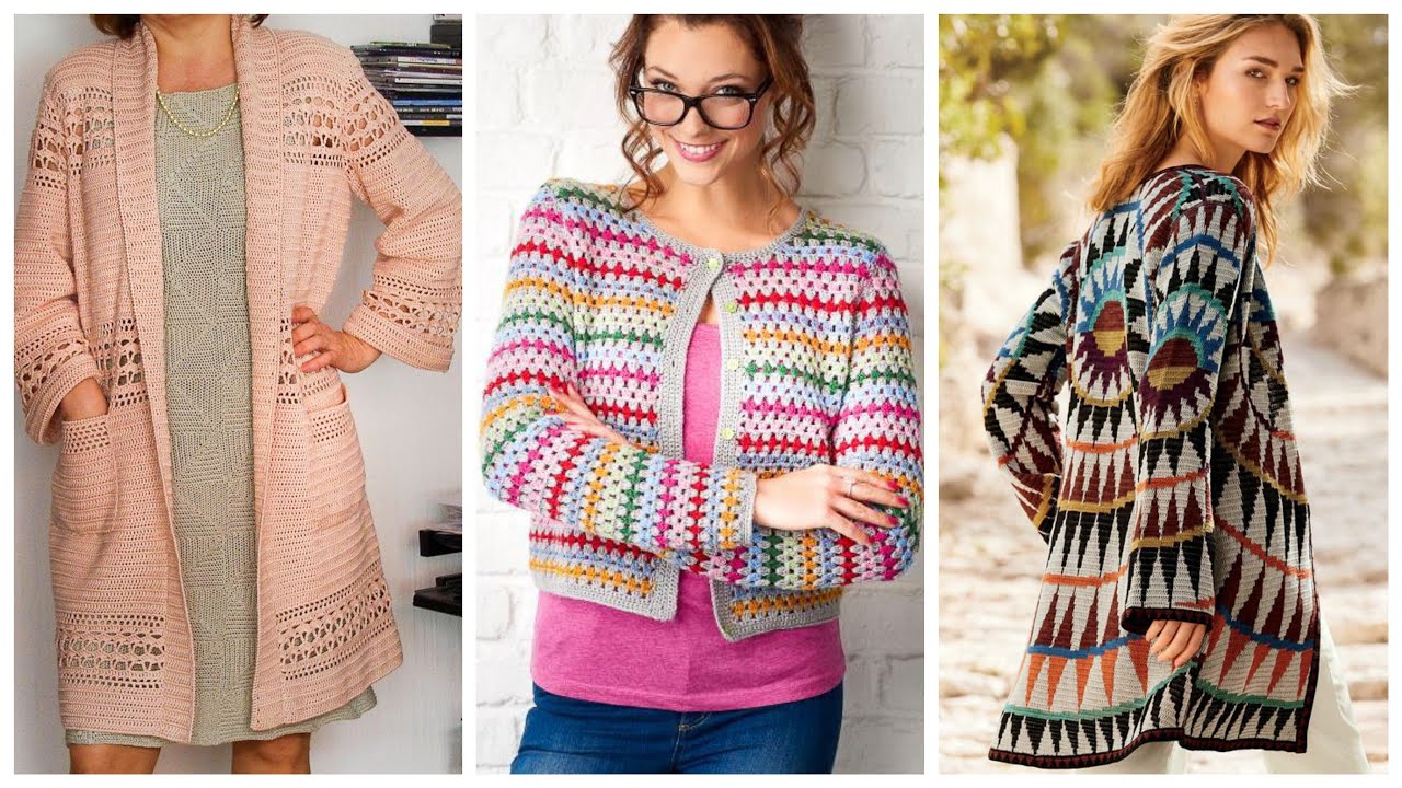 Trendy and Elegant crochet cardigan for women/girls | Crochet Cardigan ...