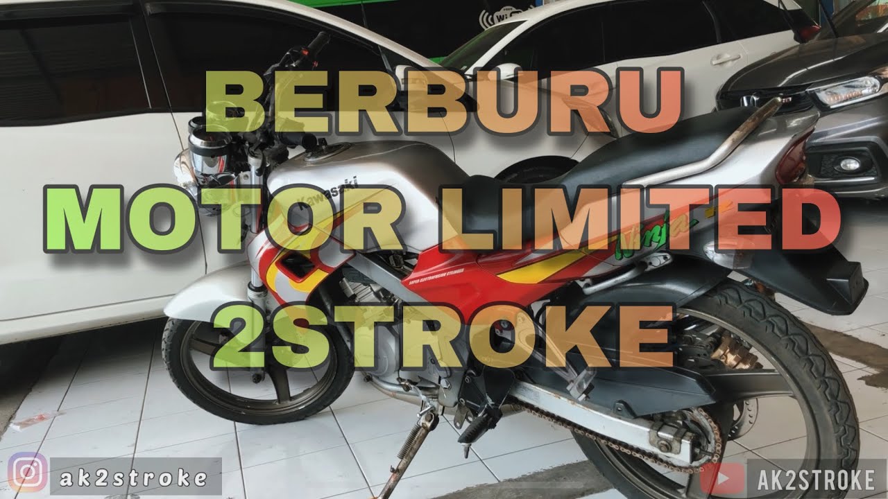 kawasaki ninja kis 2006 warna silver rare merah limited di dunia - YouTube
