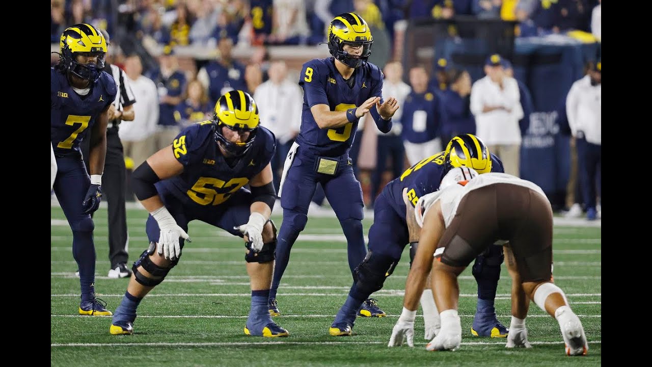 College Football Week 3 Vlog: Michigan vs Bowling Green Night Game ...
