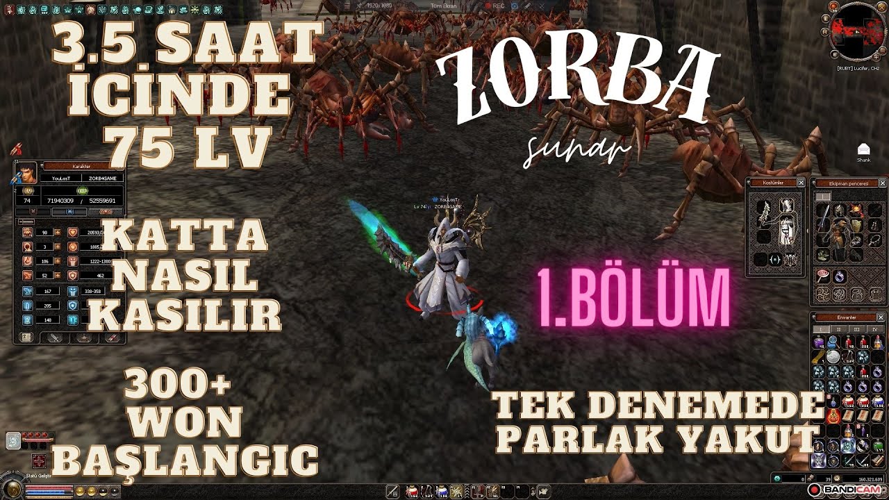 Metin2 Sfırdan Zirveye -1 #metin2 #gameforge #trend #lucifer #zorba ...