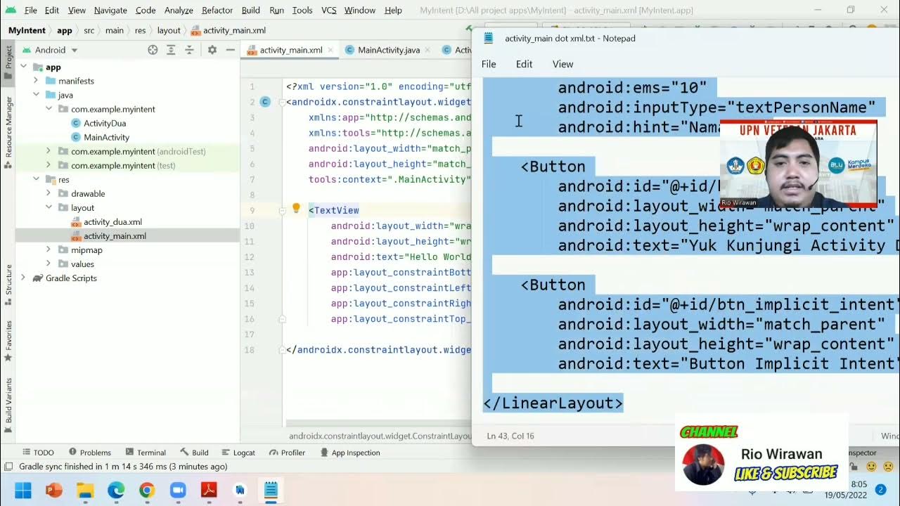Intent Mobile Apps Android - YouTube