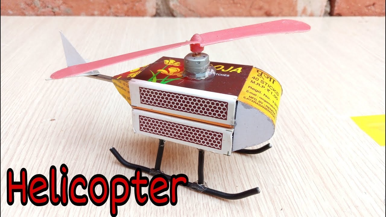 How to make A Helicopter - YouTube