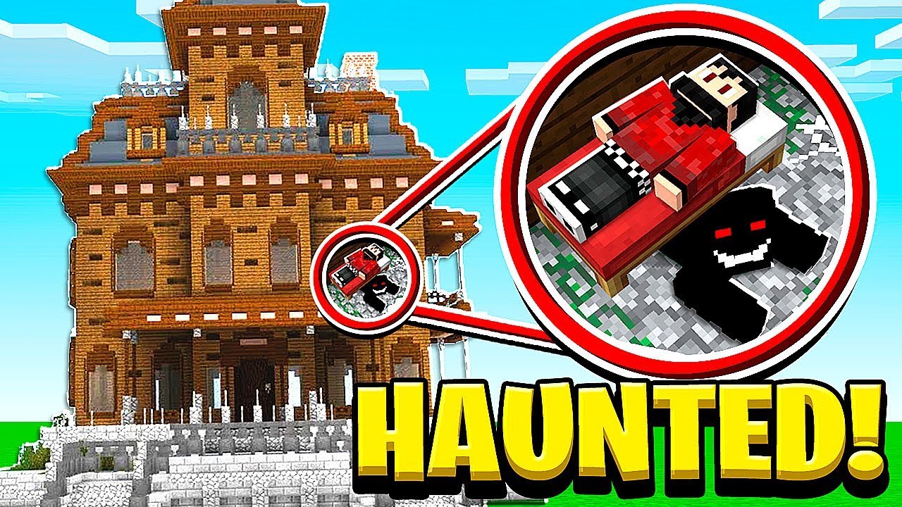 I WENT INSIDE A HAUNTED MINECRAFT MANSION.. **CREEPY** - YouTube