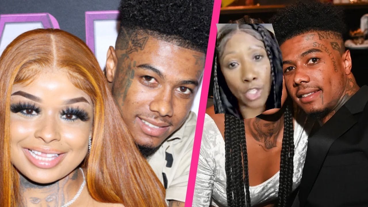 Blueface pulls out Chrisean Braids before she put PAWS on his face, mom ...
