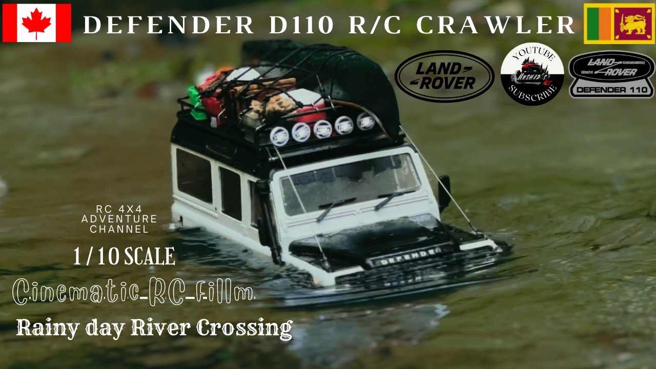 DEFENDER D110 River Crossing 4K (Cinematic) - YouTube