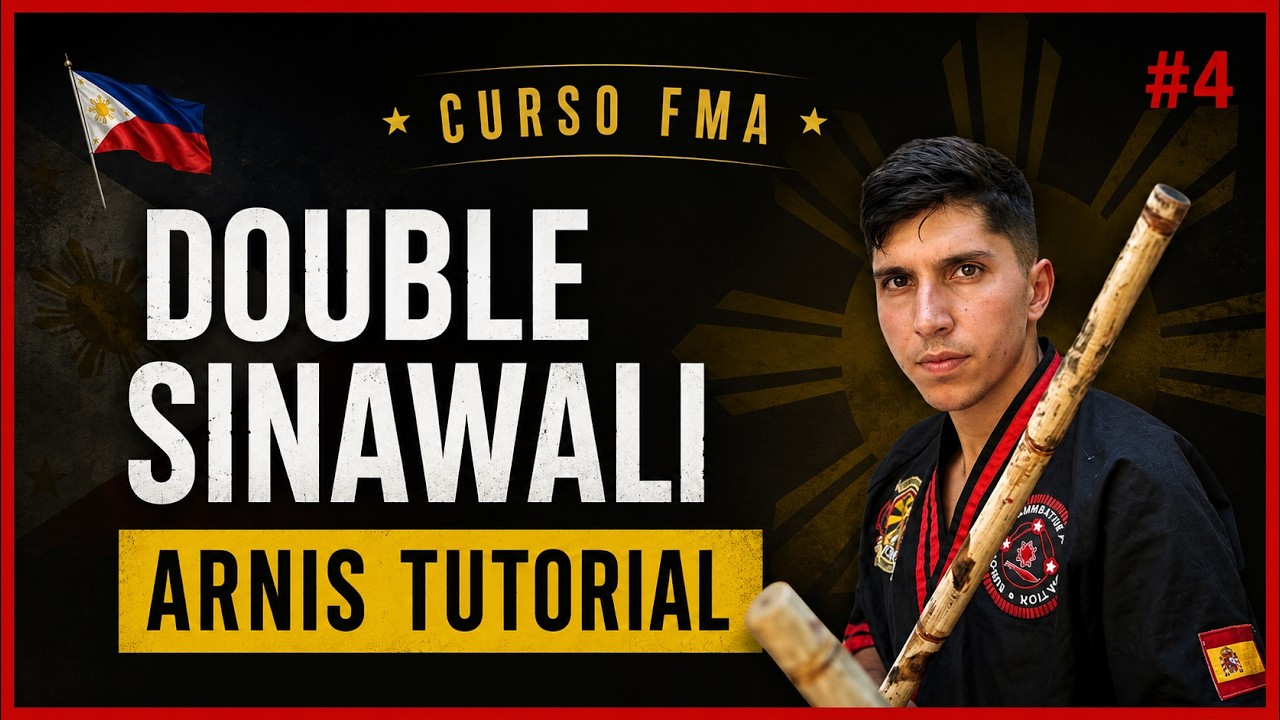 Arnis Tutorial: Double Sinawali paso a paso (Clase 4🔴) | 🥋Artes ...