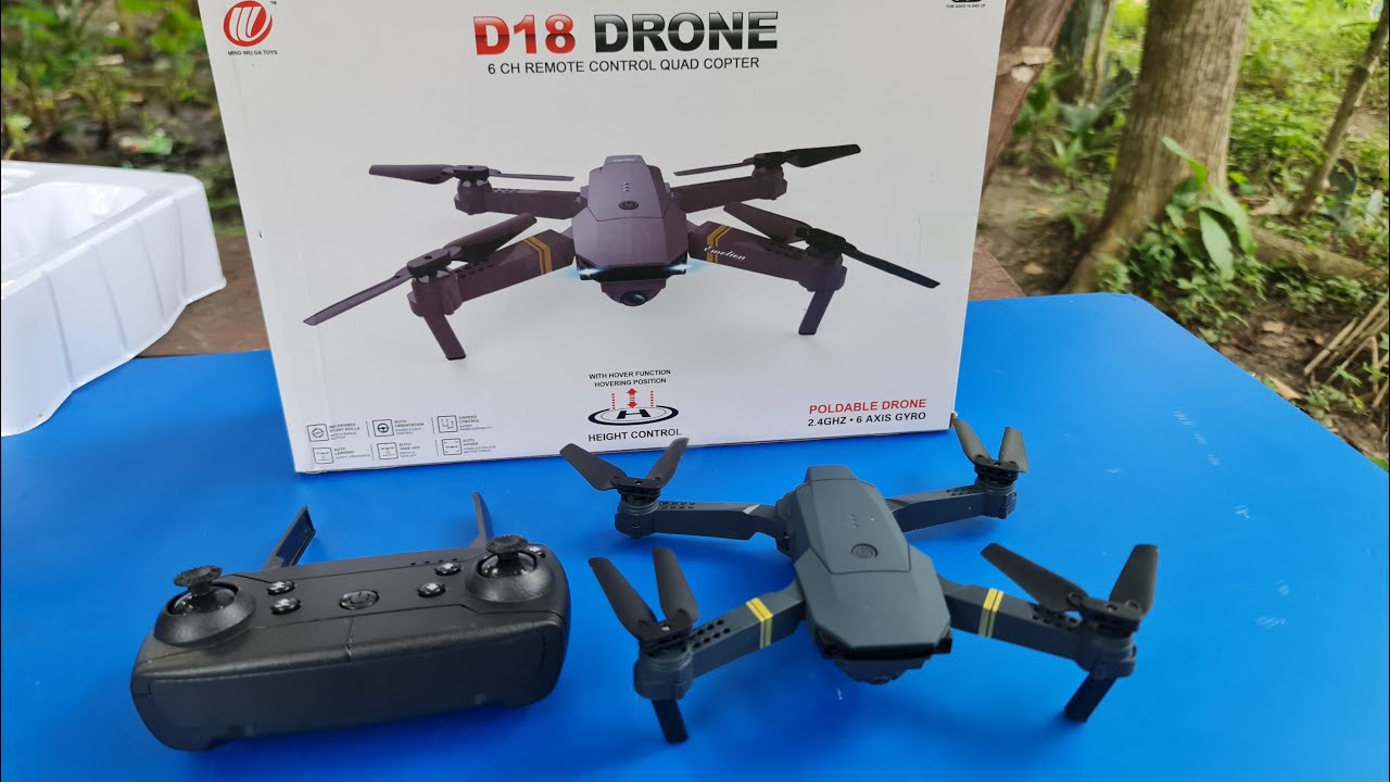 বাংলাদেশের কমদামি ড্রোন ক্যামেরা, D18 Drone Camera, Water Prices - YouTube