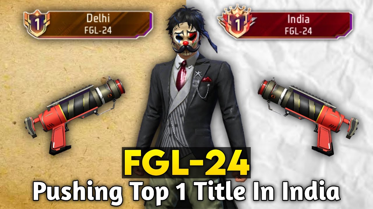 Pushing Top 1 Title in FGL-24 | Solo BR Rank Weopon Glory Push in ...