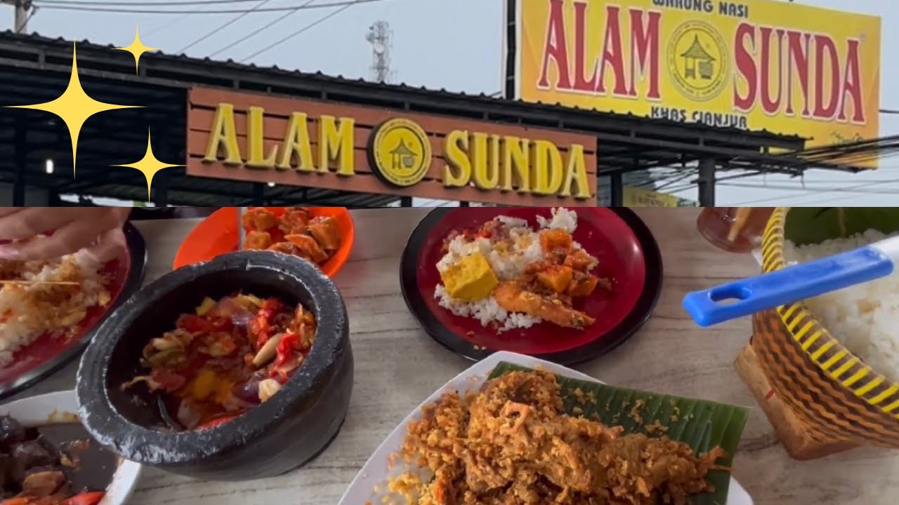 Mukbang Masakan Sunda Warung Nas Alam Sunda Khas Cianjur Youtube