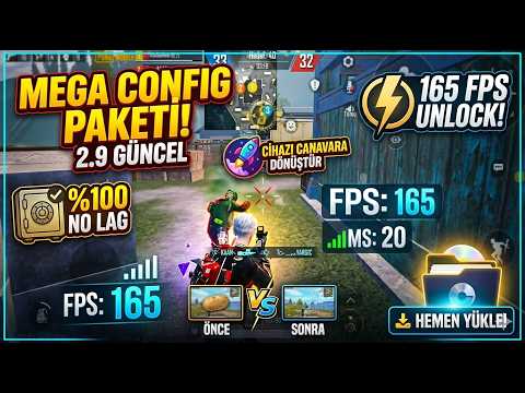 PUBG MOBILE EN DOLU CONFIG PAKETİ! 🔥 | TÜM CİHAZLAR İÇİN TEK DOSYA!