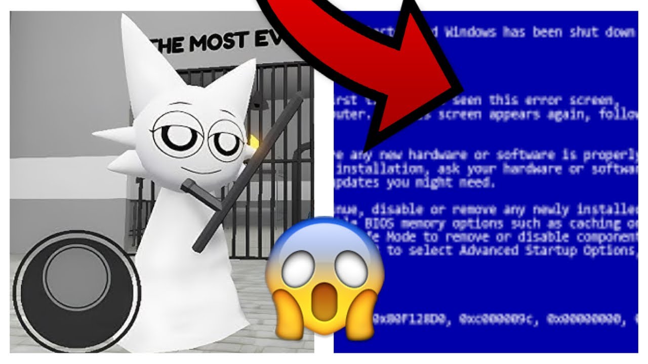 Shackowałem grę *SPRUNKI* w Roblox i dostałem *BLUE SCREEN* 😨 - YouTube
