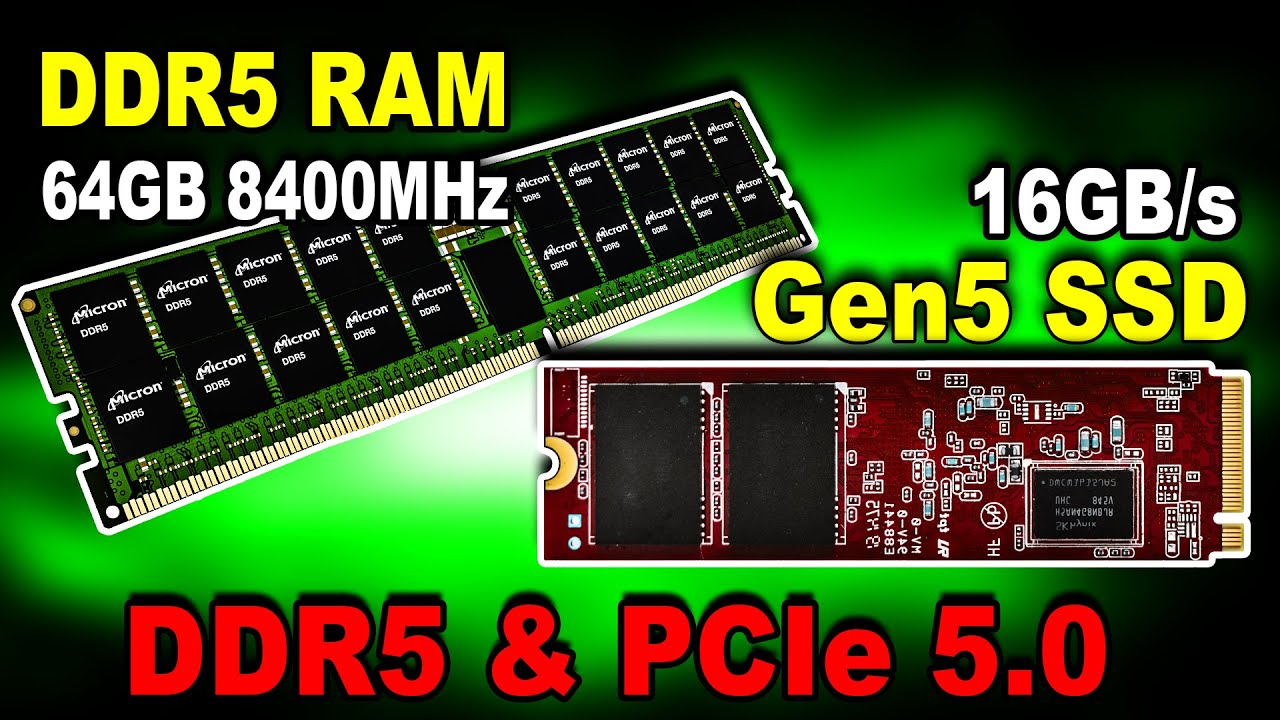 🔥Intel DDR5 RAM & PCIe 5.0 Explained🔥DDR4 vs DDR5🔥PCIe 4 vs PCIe 5 ...