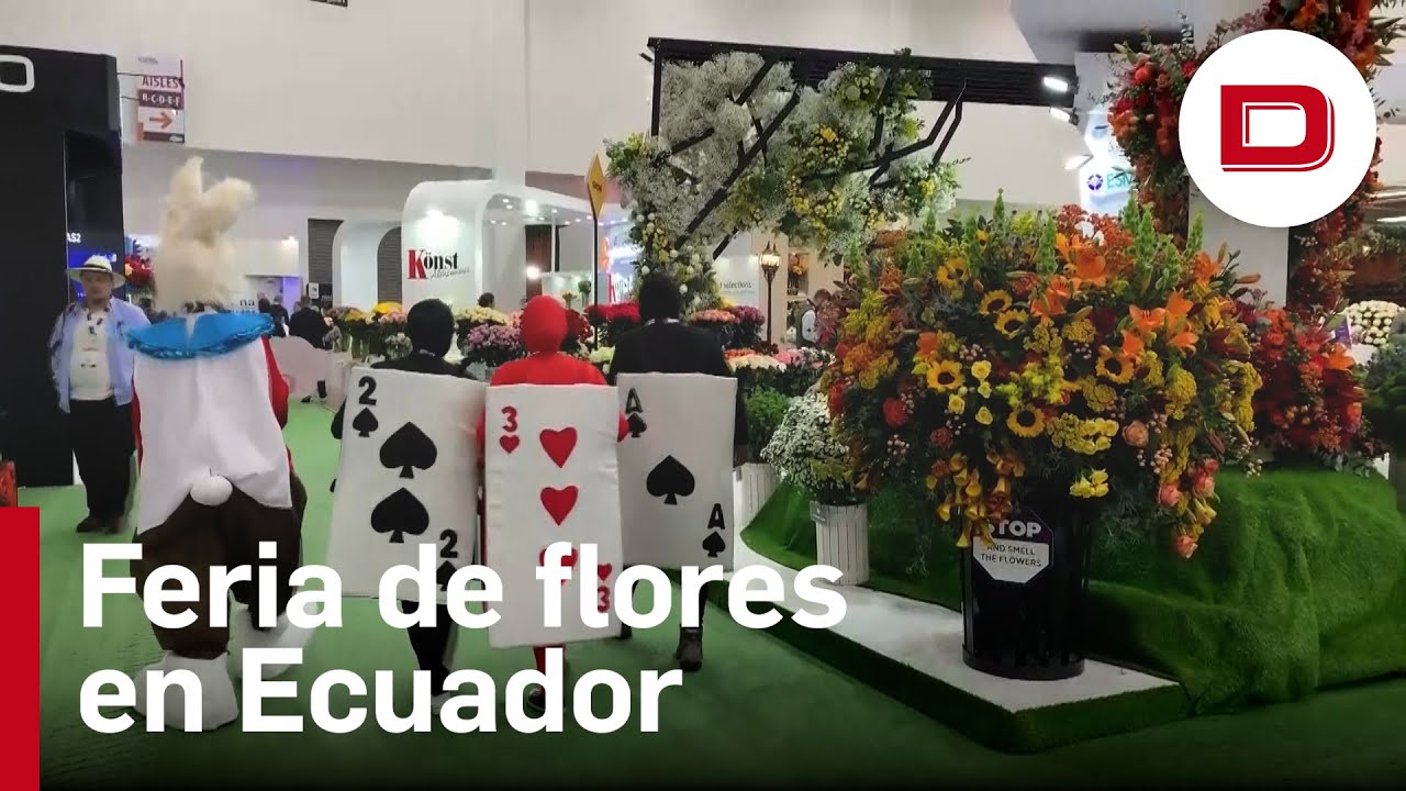 Inicia «Expo Flor», la mayor feria de flores de Ecuador - YouTube