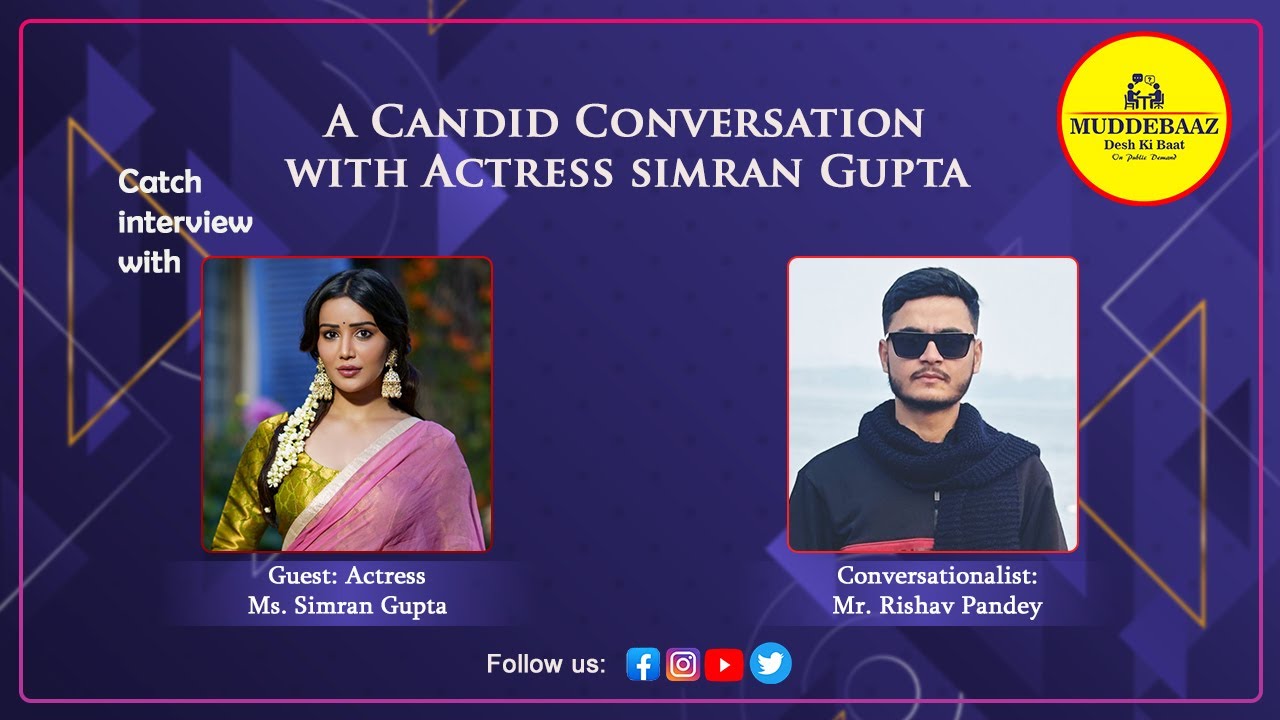 A Candid Conversation with Actress Simran Gupta | #southactresses - YouTube