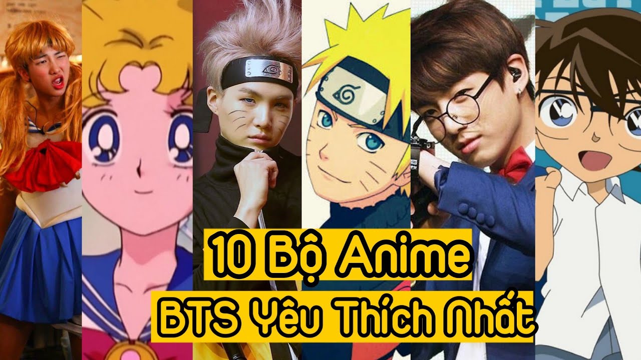 10 Bộ Anime BTS Yêu Thích Nhất | K.D - YouTube