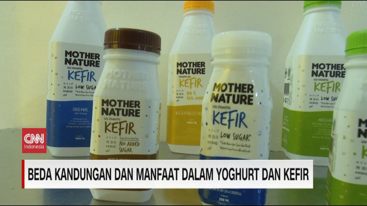 Beda Kandungan dan Manfaat Dalam Yoghurt dan Kefir - YouTube