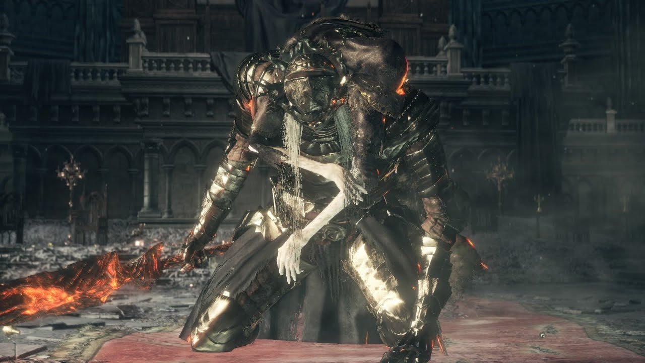 Dark Souls 3 Lothric Castle Boss Lothric Younger Prince Youtube