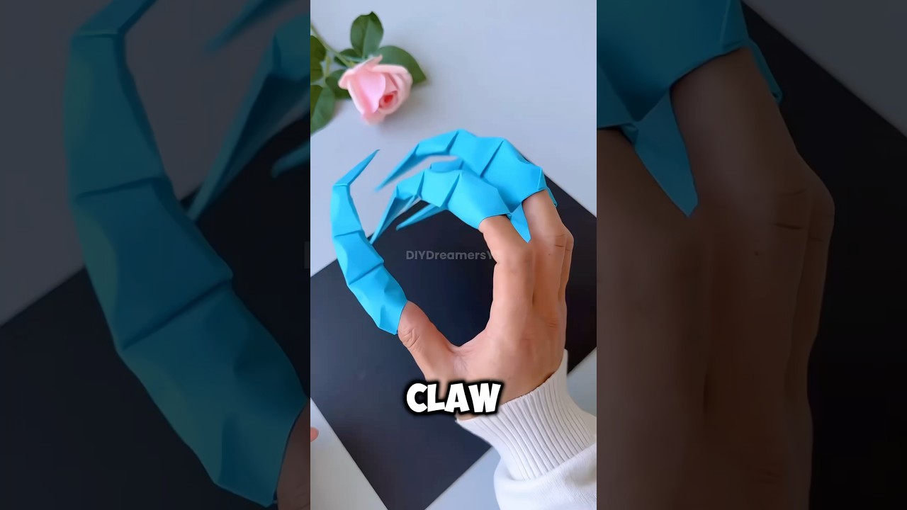 How to Make Origami Claw Hands Easy DIY Paper Claws Tutorial #diycrafts ...