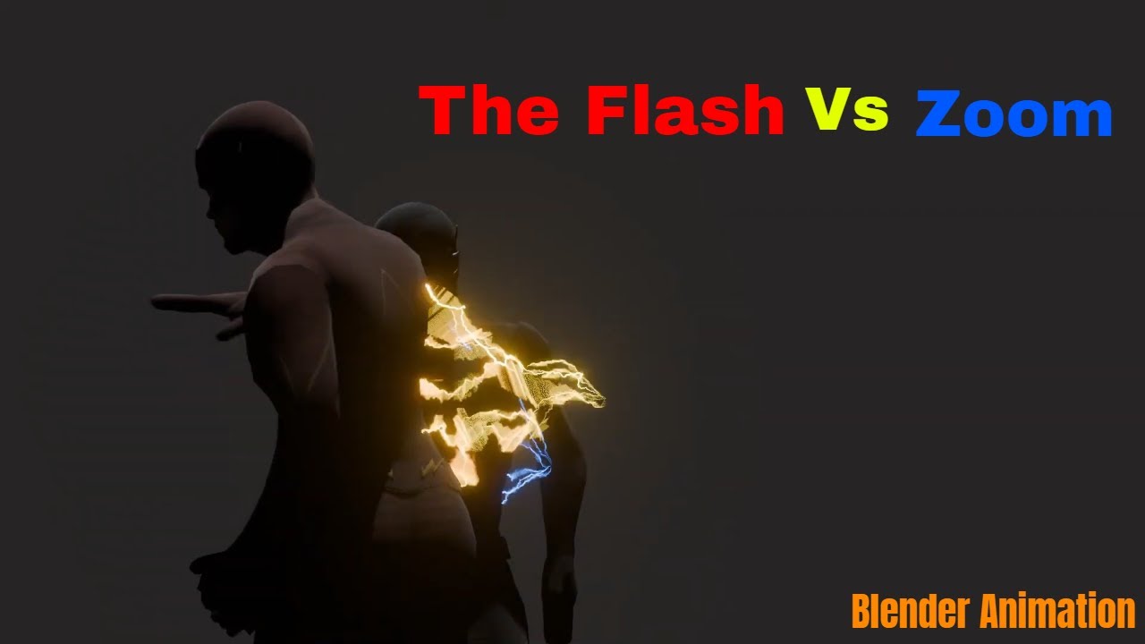 The Flash Vs Zoom | Cw Blender Fan Animation - YouTube