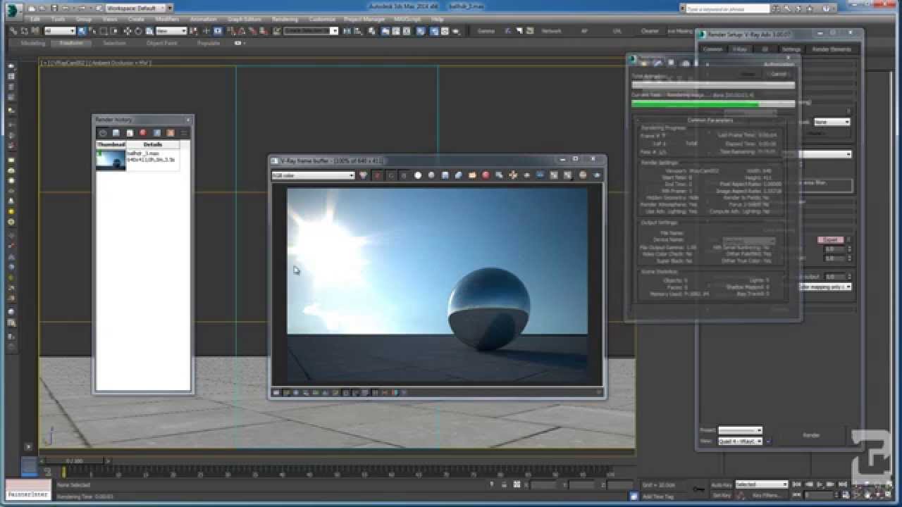 Tutorial 1 : How to set Linear Work Flow (LWF) using V-Ray 2.4 & V-Ray ...