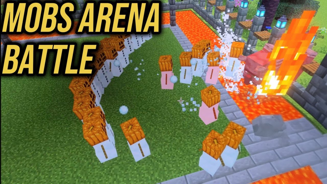 An Arena for Minecraft Mobs Battle! - YouTube
