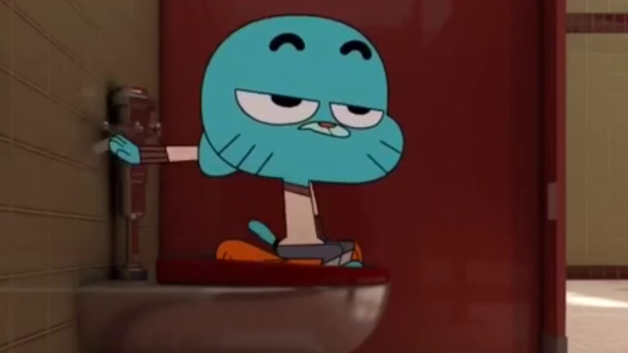 FLUSH THE TOILET BACK TO GUMBALL’S HOUSE - YouTube