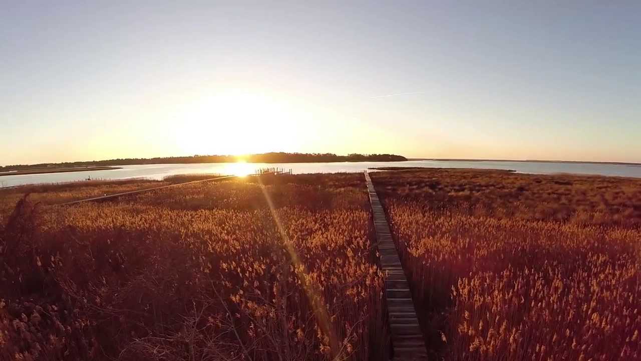 Kitty Hawk Bay Sunset - Air Reels Photography - YouTube
