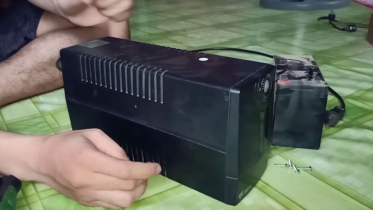 HOW TO FIX UPS AND CHANGING BATTERY (LOGIC UPS) - FIX IN JUST 5 MINS ...