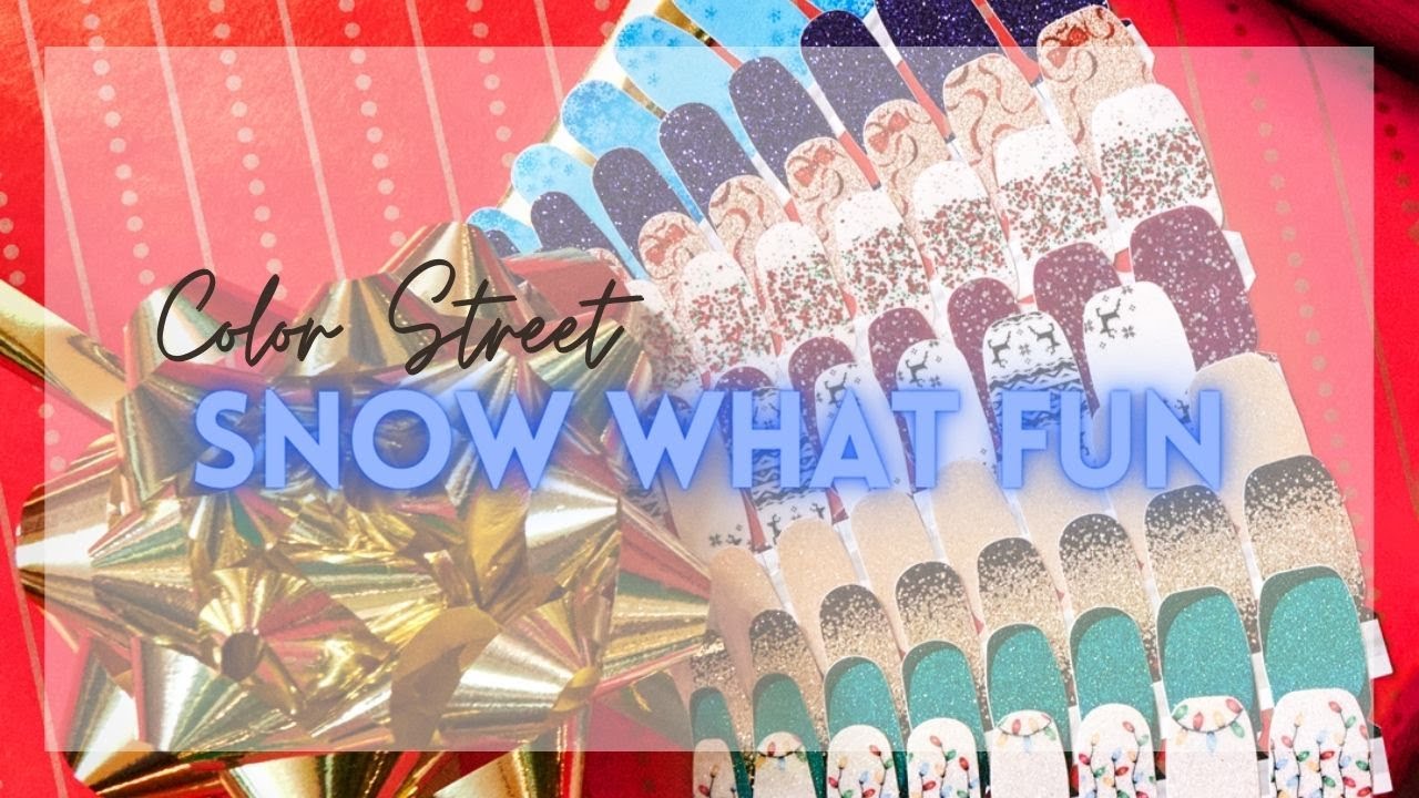 Color Street | Snow What Fun 2021 | Holiday Collection - YouTube