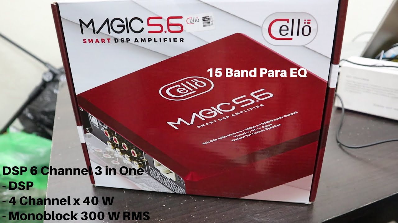 Review Indepth DSP Cello Magic 5.6 DSP dengan 5 Channel Power bisa ...
