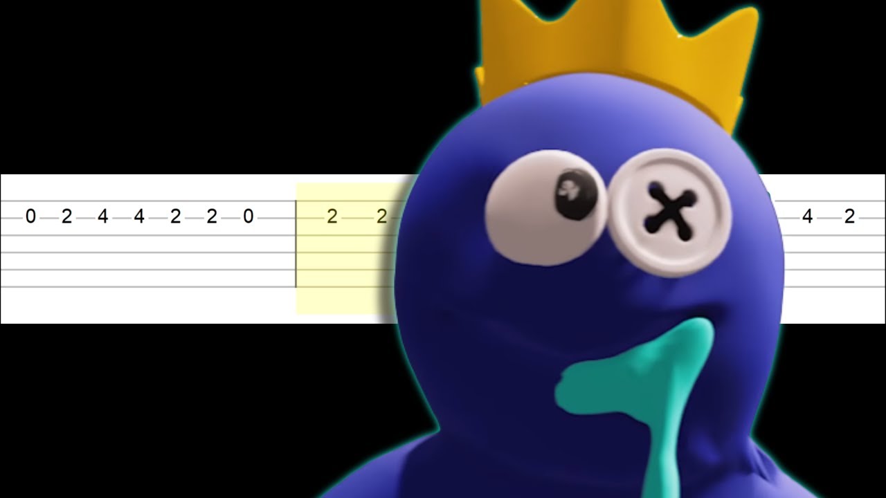 Rainbow Friends of Mine - FGTeeV (Easy Guitar Tabs Tutorial) - YouTube