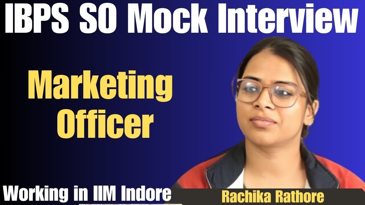 Marketing officer mock interview #so #marketingofficer #ibpsso - YouTube