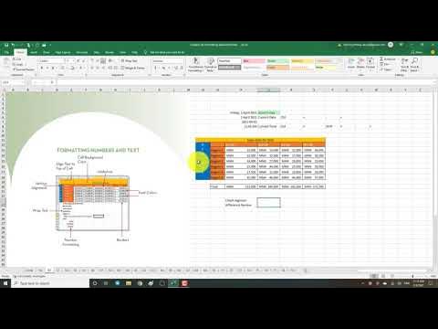 Chapter 4 Formatting Worksheet Data - YouTube
